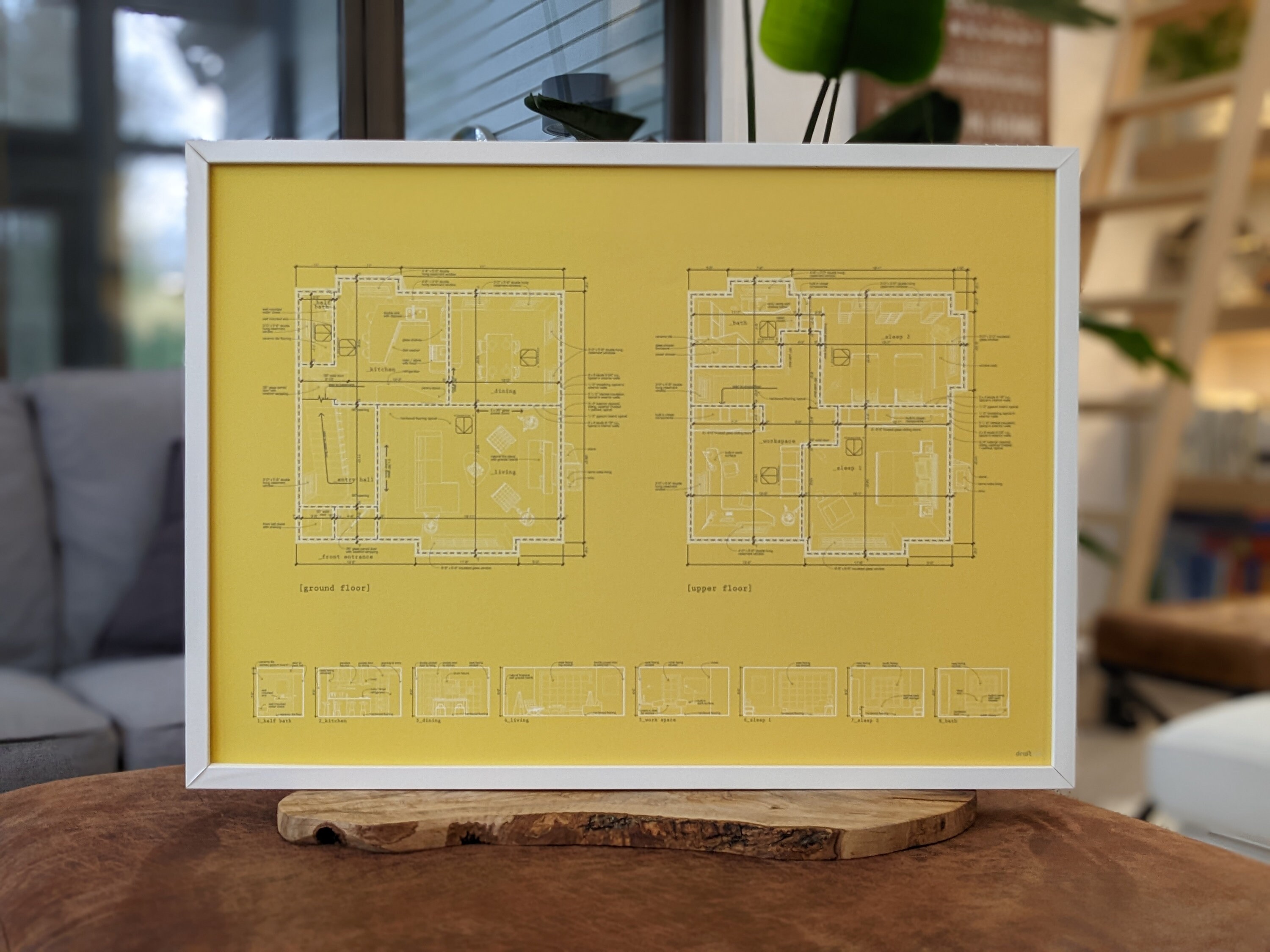 The Perspective Plan Yellow Print - Etsy