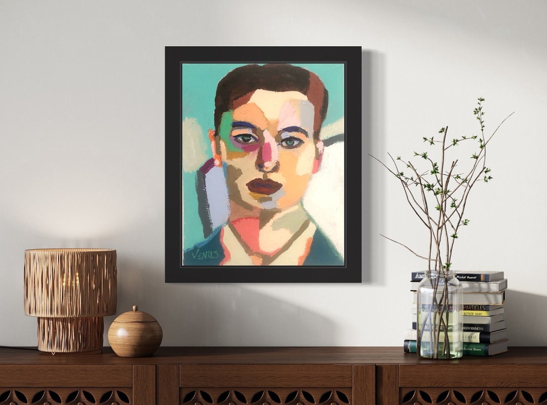 ORIGINAL PAINTING Contemporary Abstract Impressionism Portrait ...