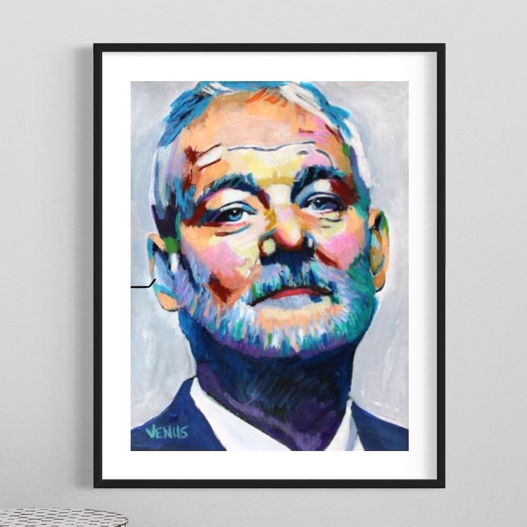 Bill Murray Original Painting ART PRINT Contemporary Impressionist Pop ...