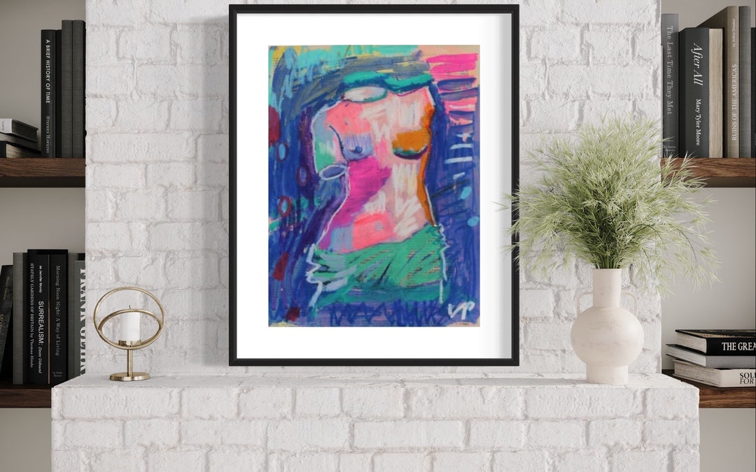 Venus De Milo Original Painting ART PRINT Contemporary Goddess - Etsy