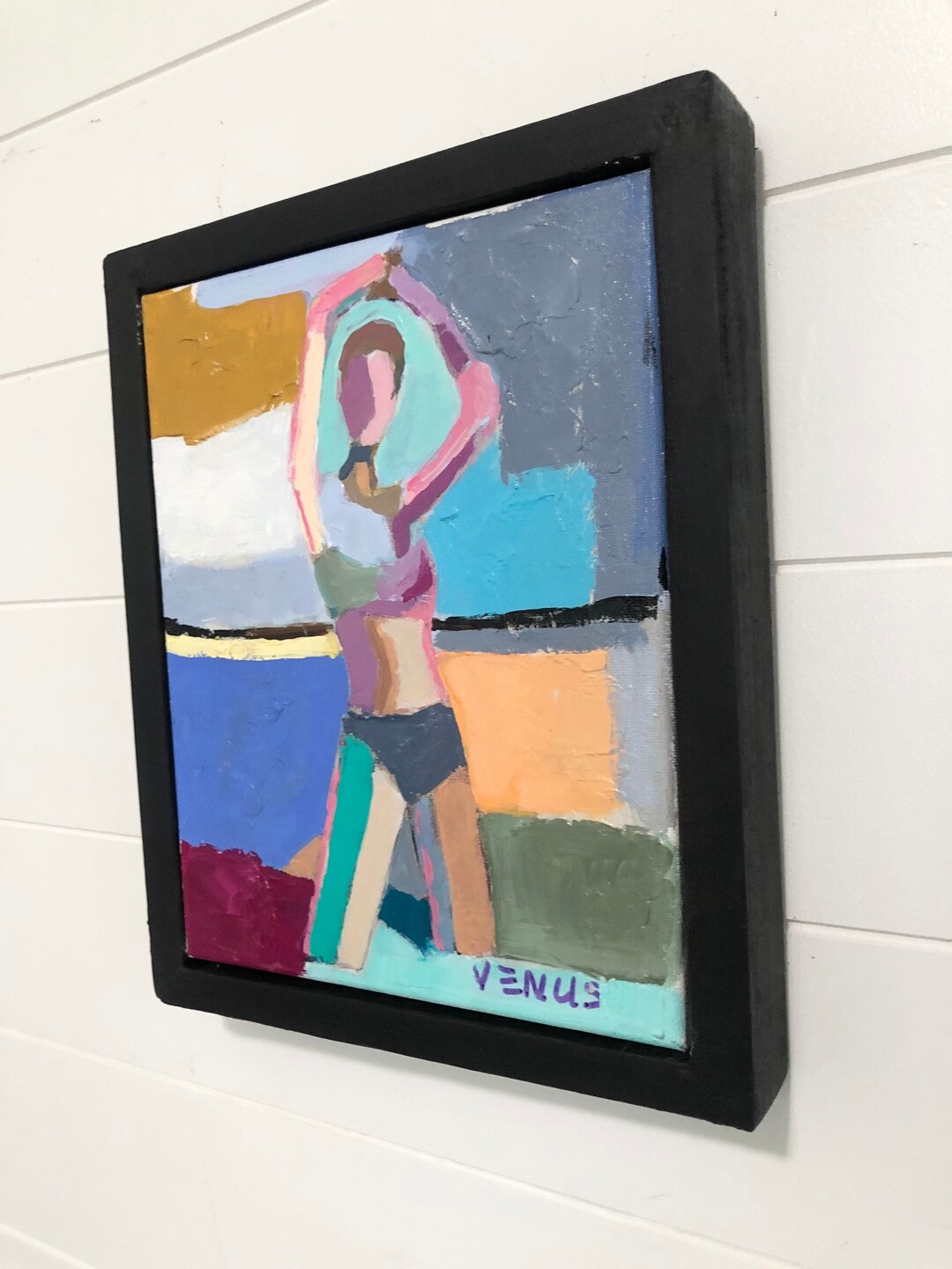 Abstract Figurative Woman ORIGINAL PAINTING Contemporary Impressionist ...