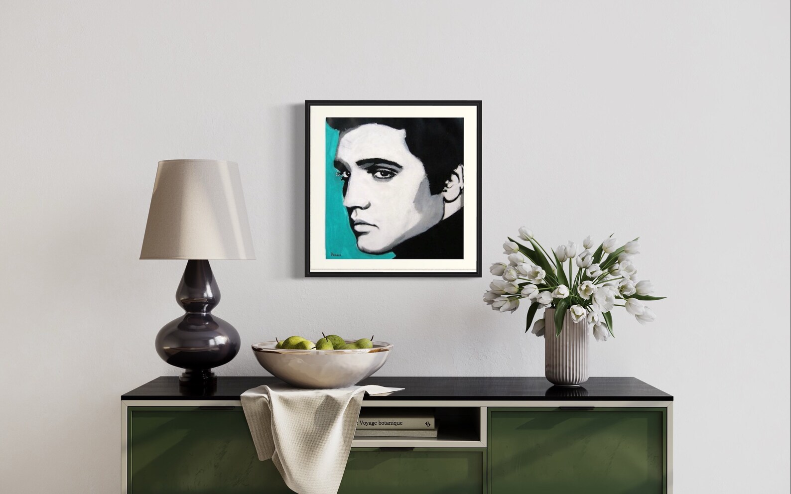 Elvis Presley Original Painting ART PRINT Contemporary - Etsy