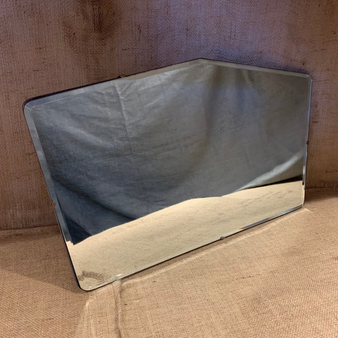 Original Vintage Art Deco 1930s Bevel Edged Wall Mirror - Etsy UK