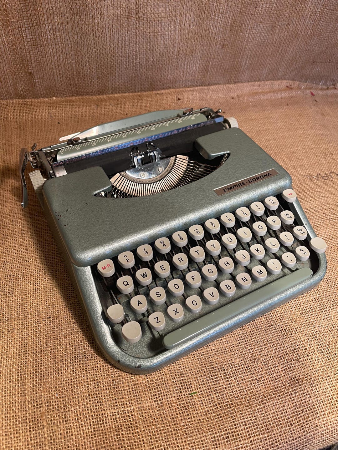 Vintage 1960’s Empire Corona Typewriter in Metallic Green - Etsy