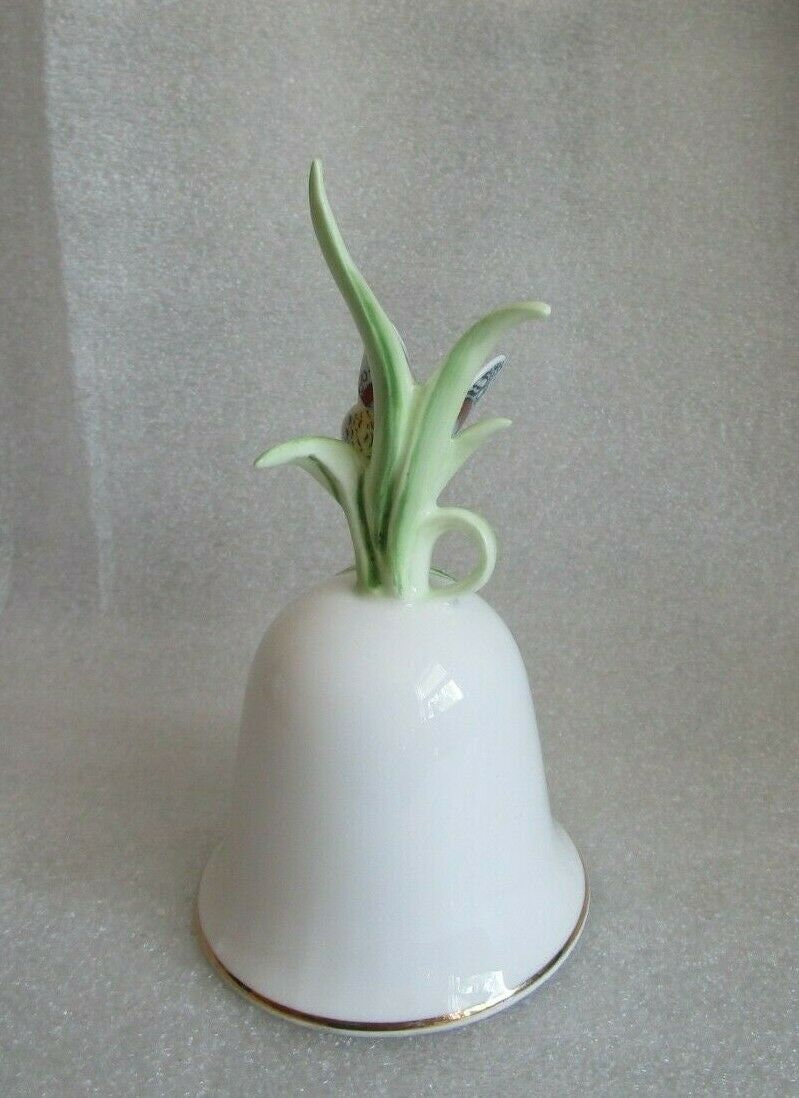 Vintage Fine Bone China BELL Figural Butterfly Handle a Signed MARURI ...