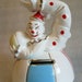 Vtg Art Deco Roly Poly Clown Circus Ball Bank Ceramic Signed JAPAN No ...