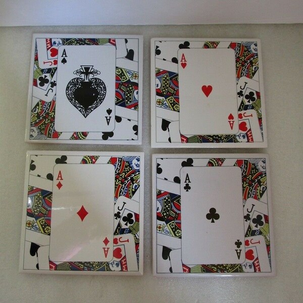 Playing Card Tiles - Etsy