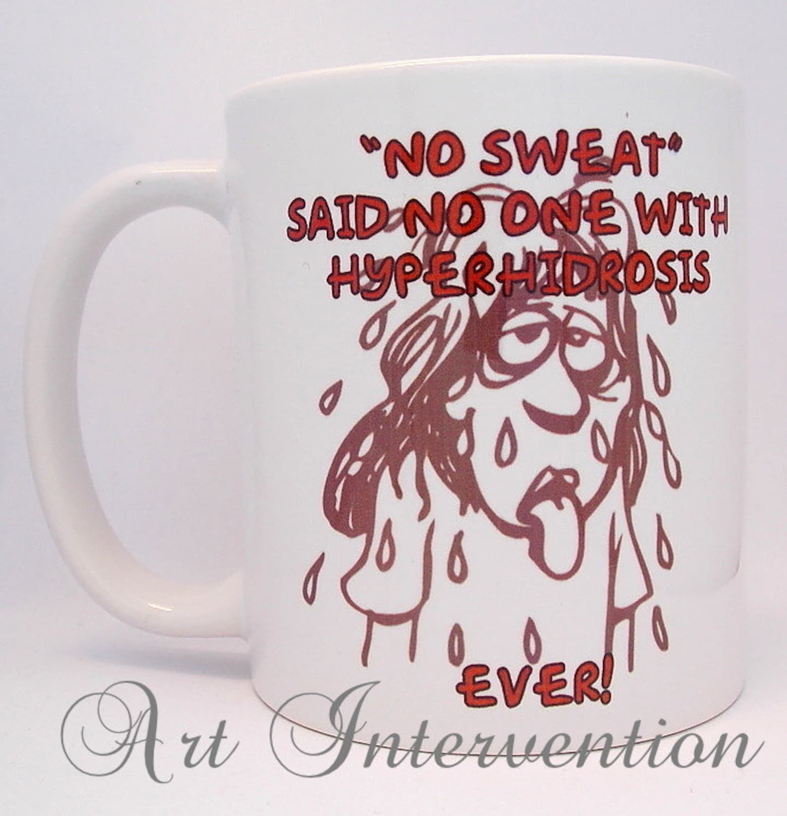 Hyperhidrosis Awareness Mugs Overactive Excessive Sweating - Etsy
