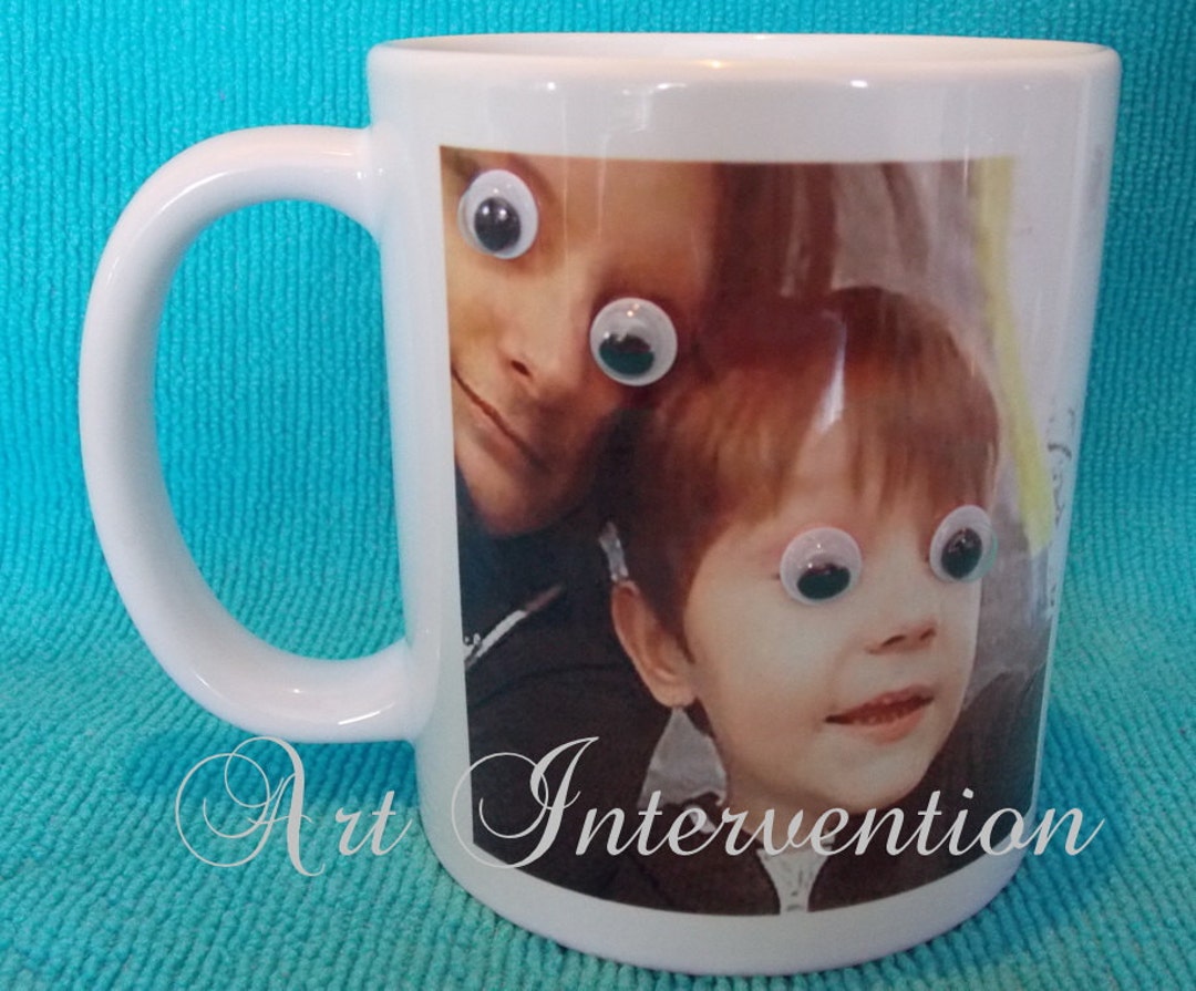 Funny Goofy Eye, Bobble Eye Mugs, Personal Photo Etc - Etsy