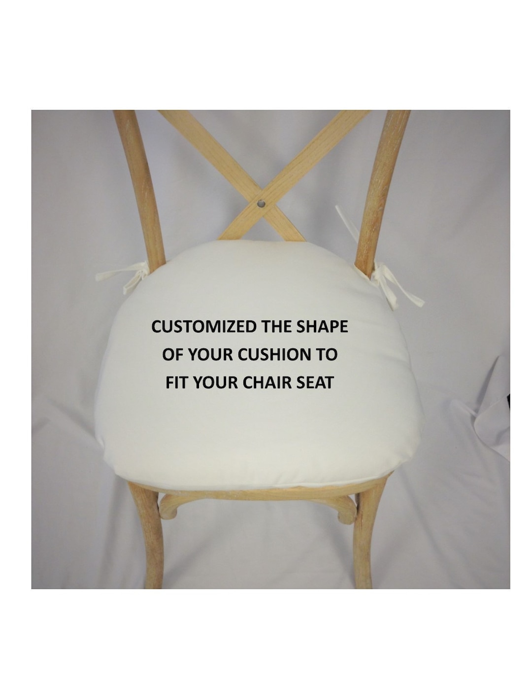 Create Your Own Chair Cushions With Rounded Back and Ties -seat ...