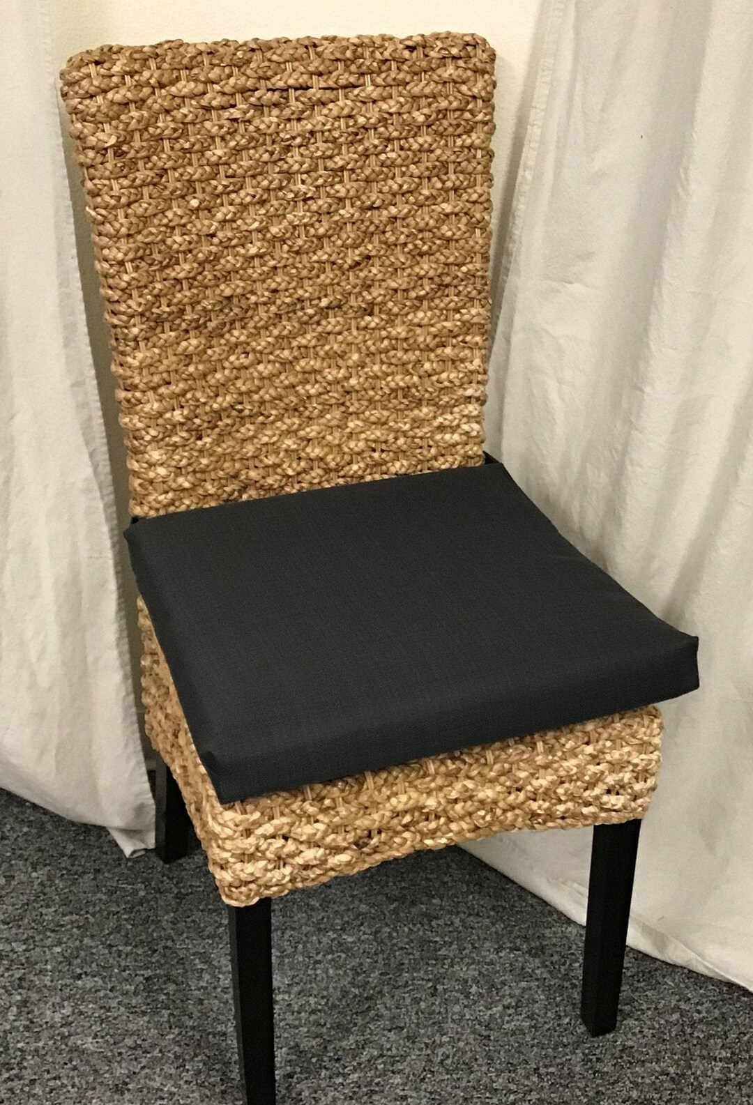 Rattan Replacement Cushion -wicker Chair Cushions -seagrass Chair Pads ...