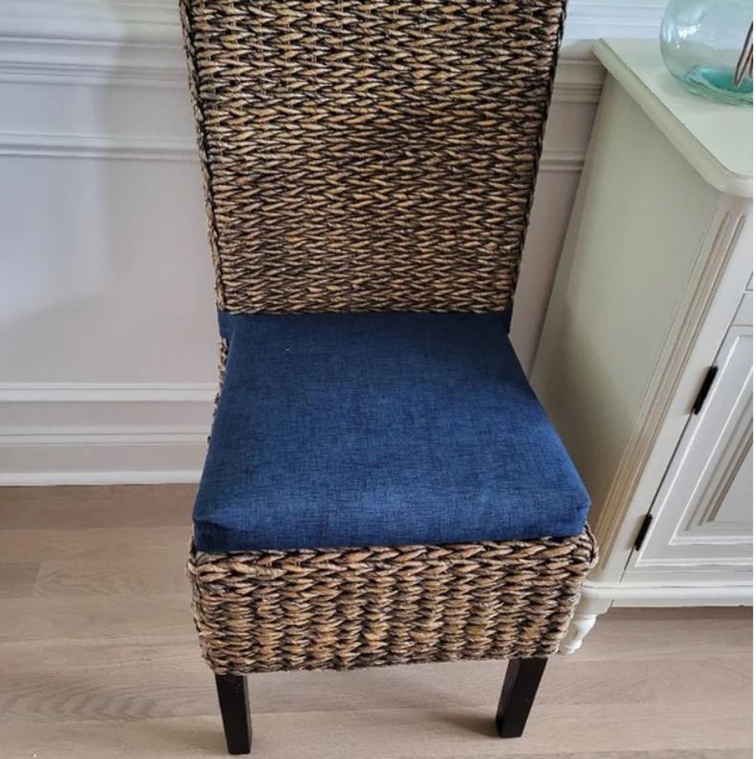 Rattan Replacement Cushion -wicker Chair Cushions -seagrass Chair Pads ...