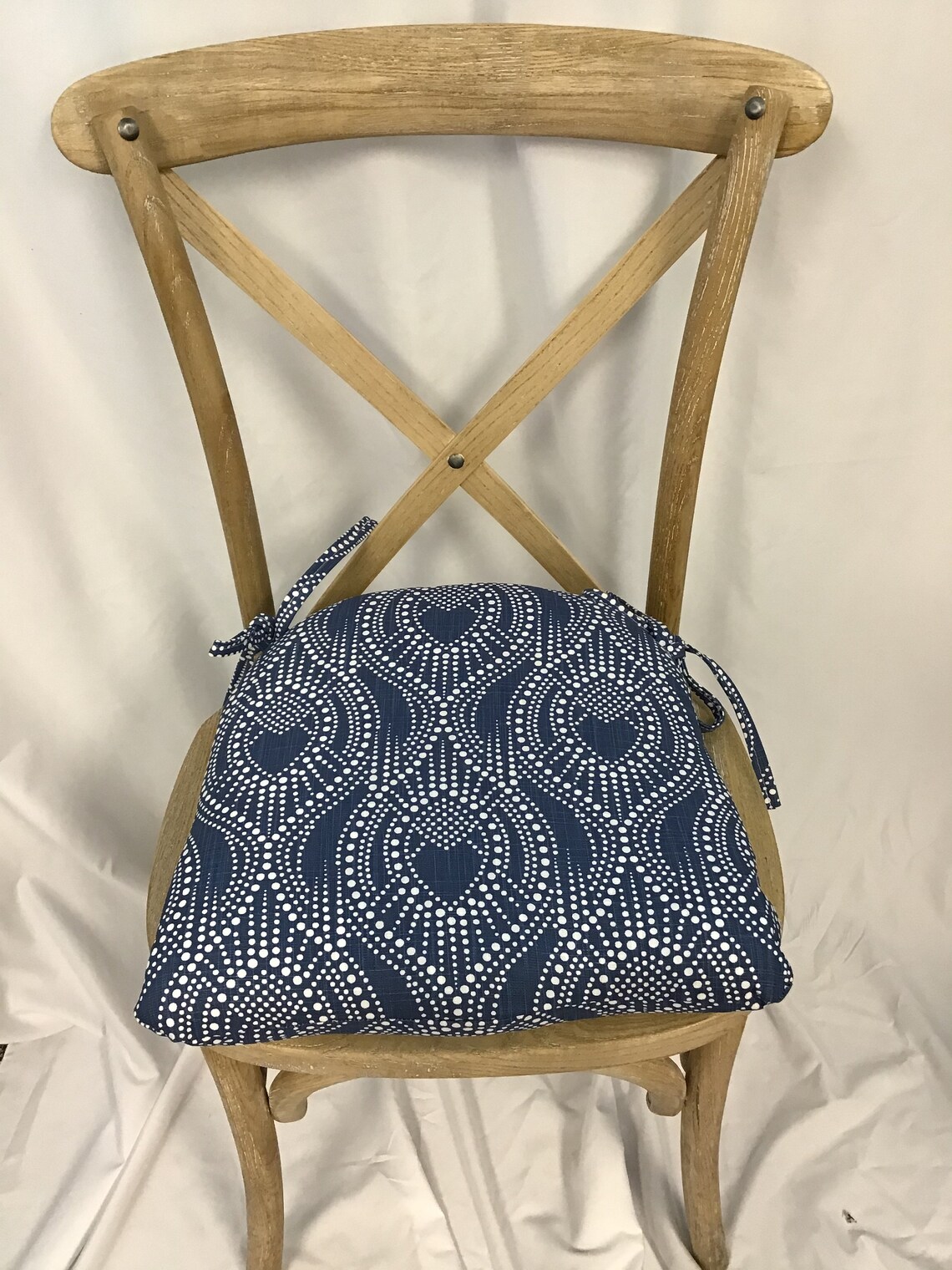 Rounded Back Chair Cushions - Mid Century Modern Cushion - 18" Double ...