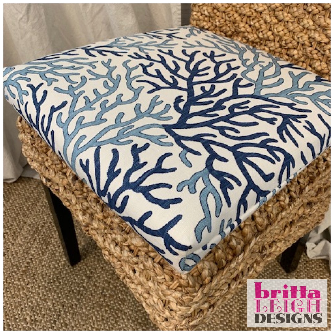 Rattan Replacement Cushion -wicker Chair Cushions -seagrass Chair Pads ...