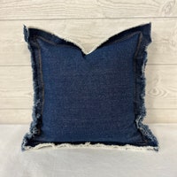 Denim Pillow - Etsy