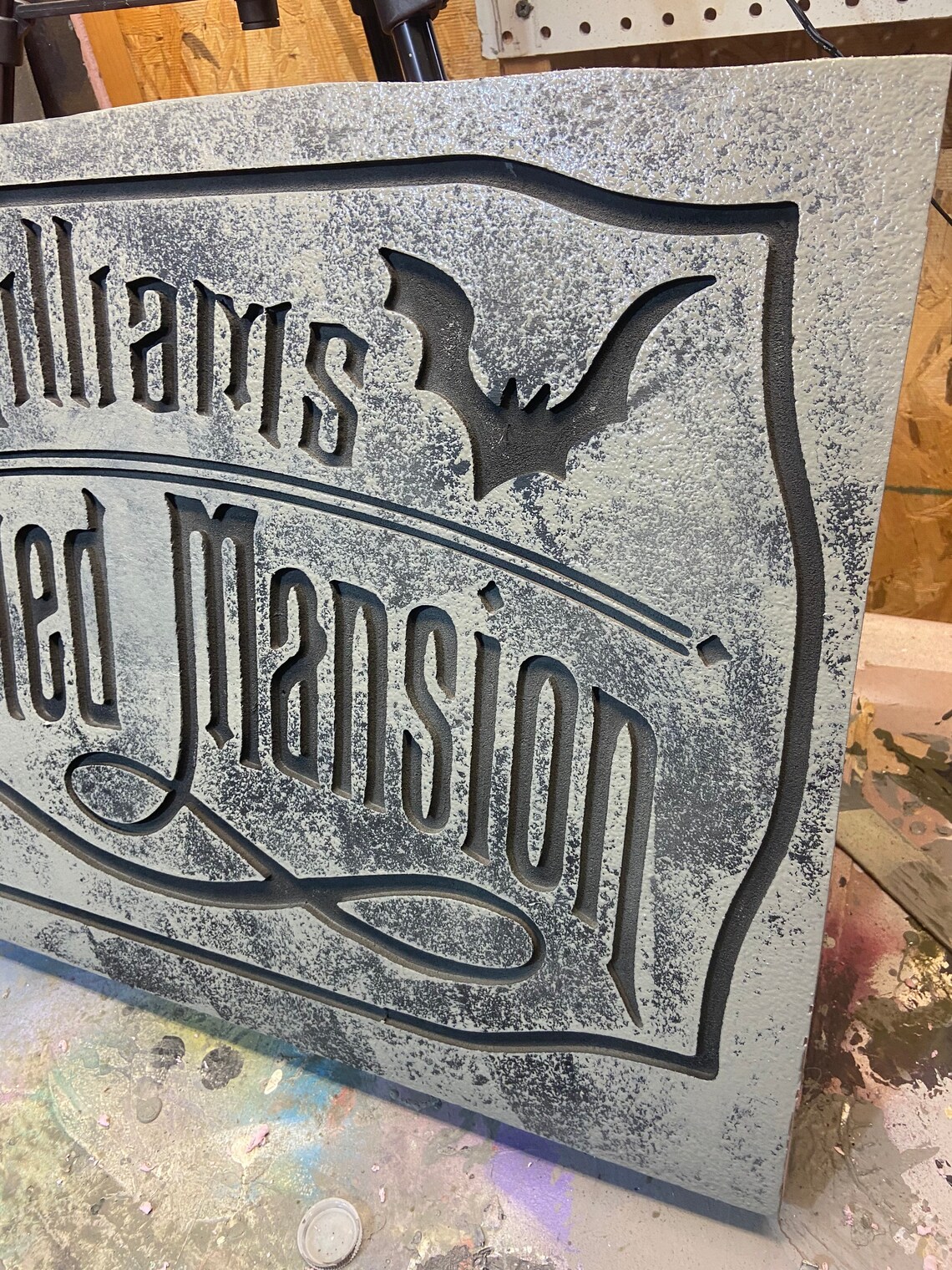 Custom Haunted Mansion Cemetery Headstone Tombstone. Yard. Halloween ...