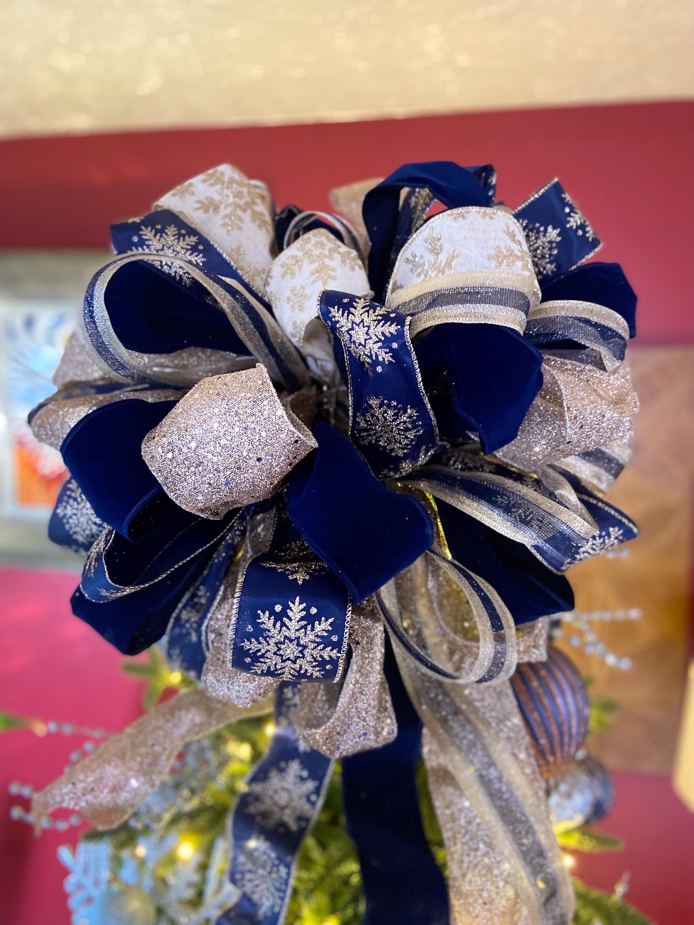 Massive Christmas Tree Topper/ Tree Topper/ Tree Bow/ Christmas Bow ...