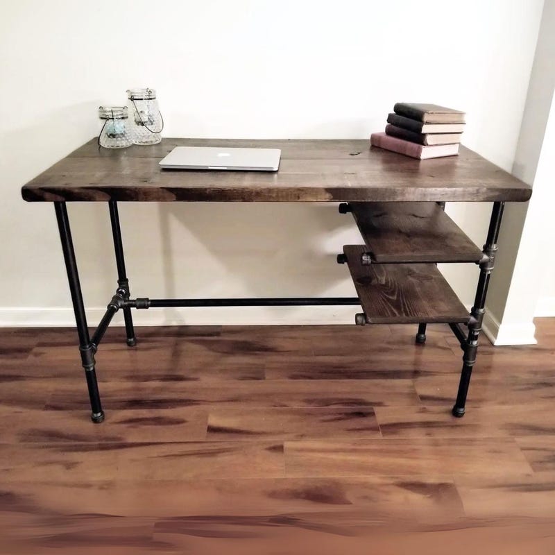 Steel Pipe Desk - Etsy