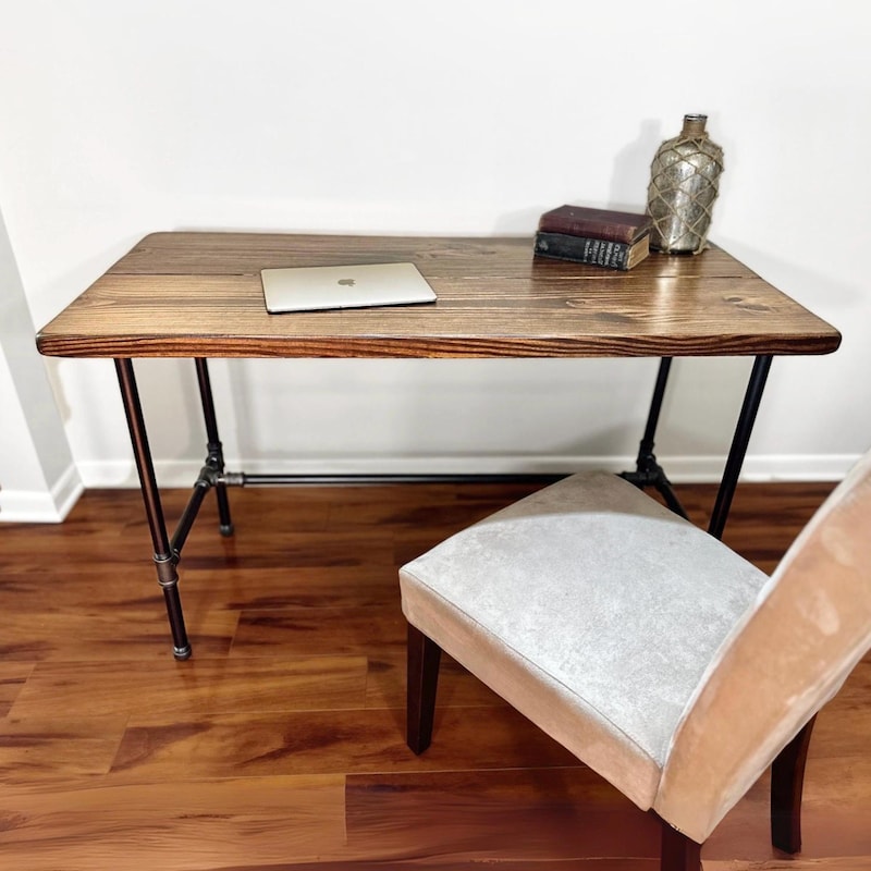Steel Pipe Desk - Etsy