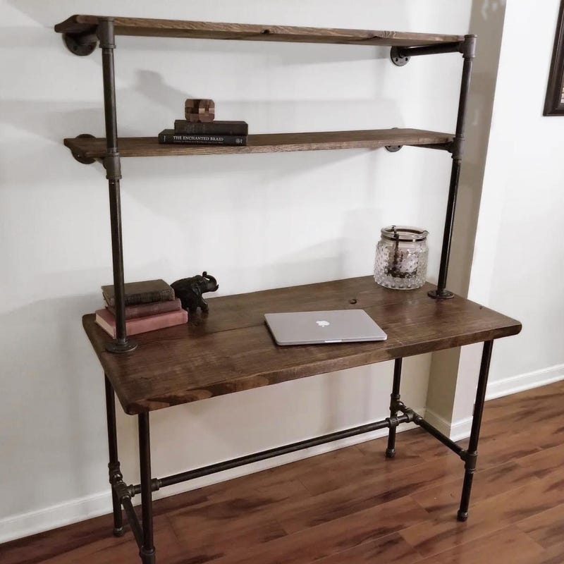 Steel Pipe Desk - Etsy