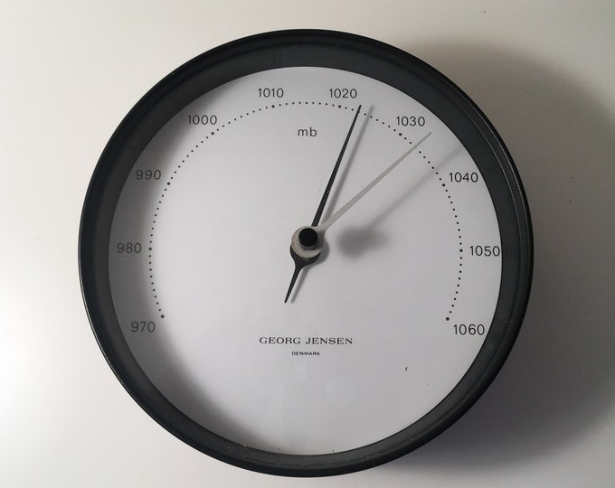 Georg Jensen KOPPEL Barometer, Black/white - 15 Cm - Etsy