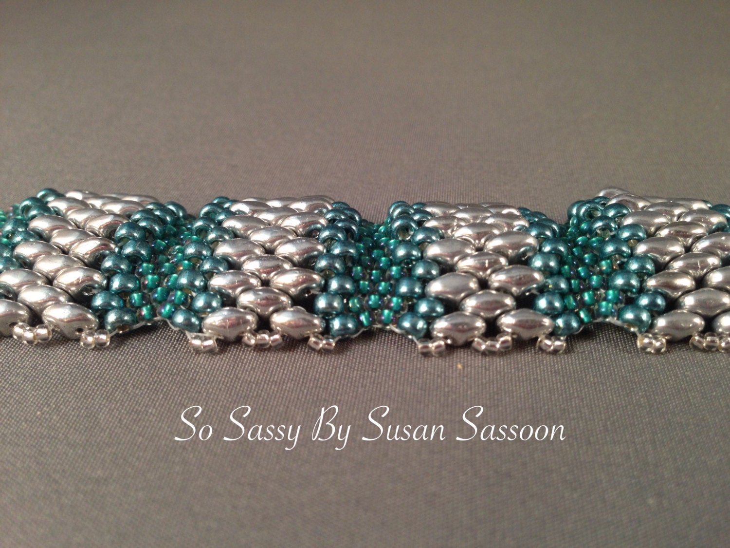 Flat Cellini Bracelet With Superduos Tutorial - Etsy