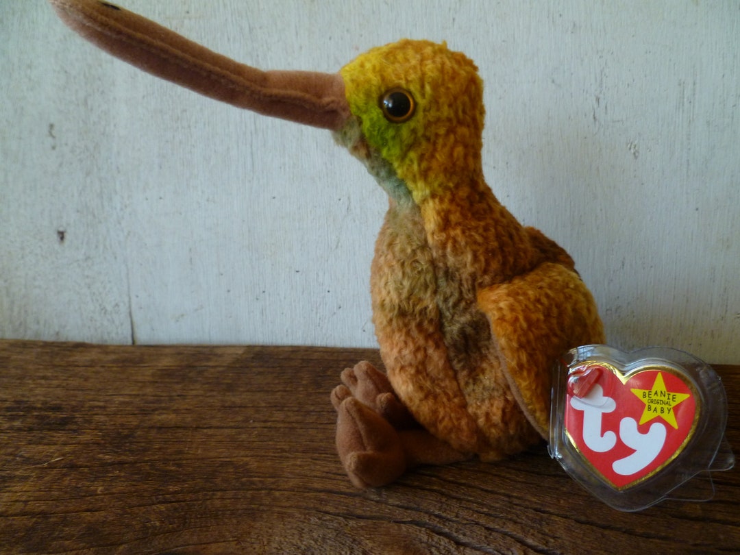 TY Beanie Baby Plush Kiwi Bird beak W/ Tags - Etsy
