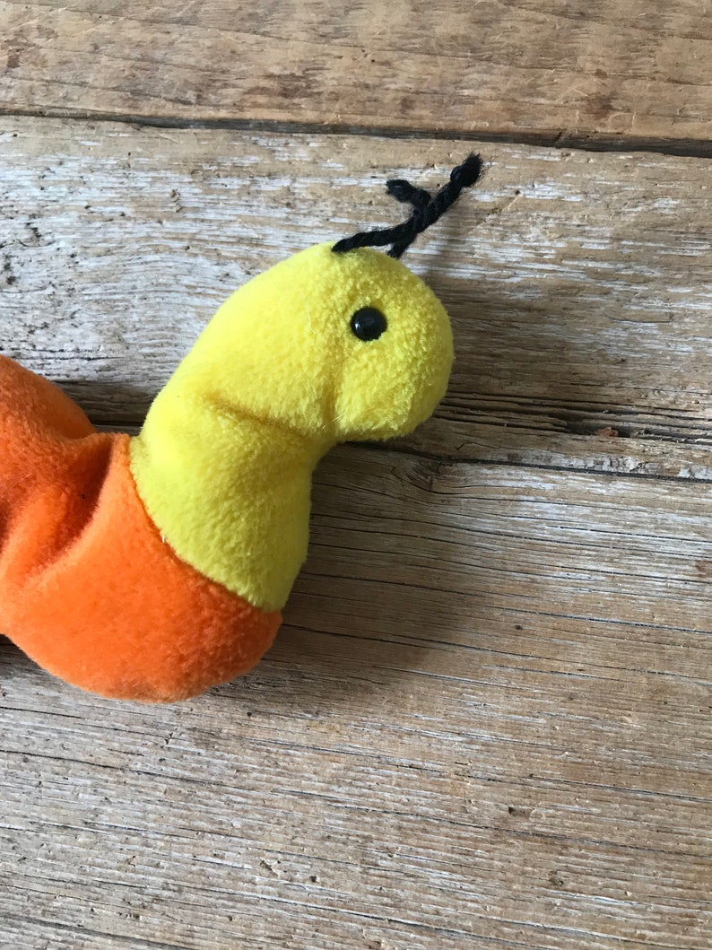 Ty Beanie Babies Plush Worm inch 12 Long 1995 SKU 54 - Etsy