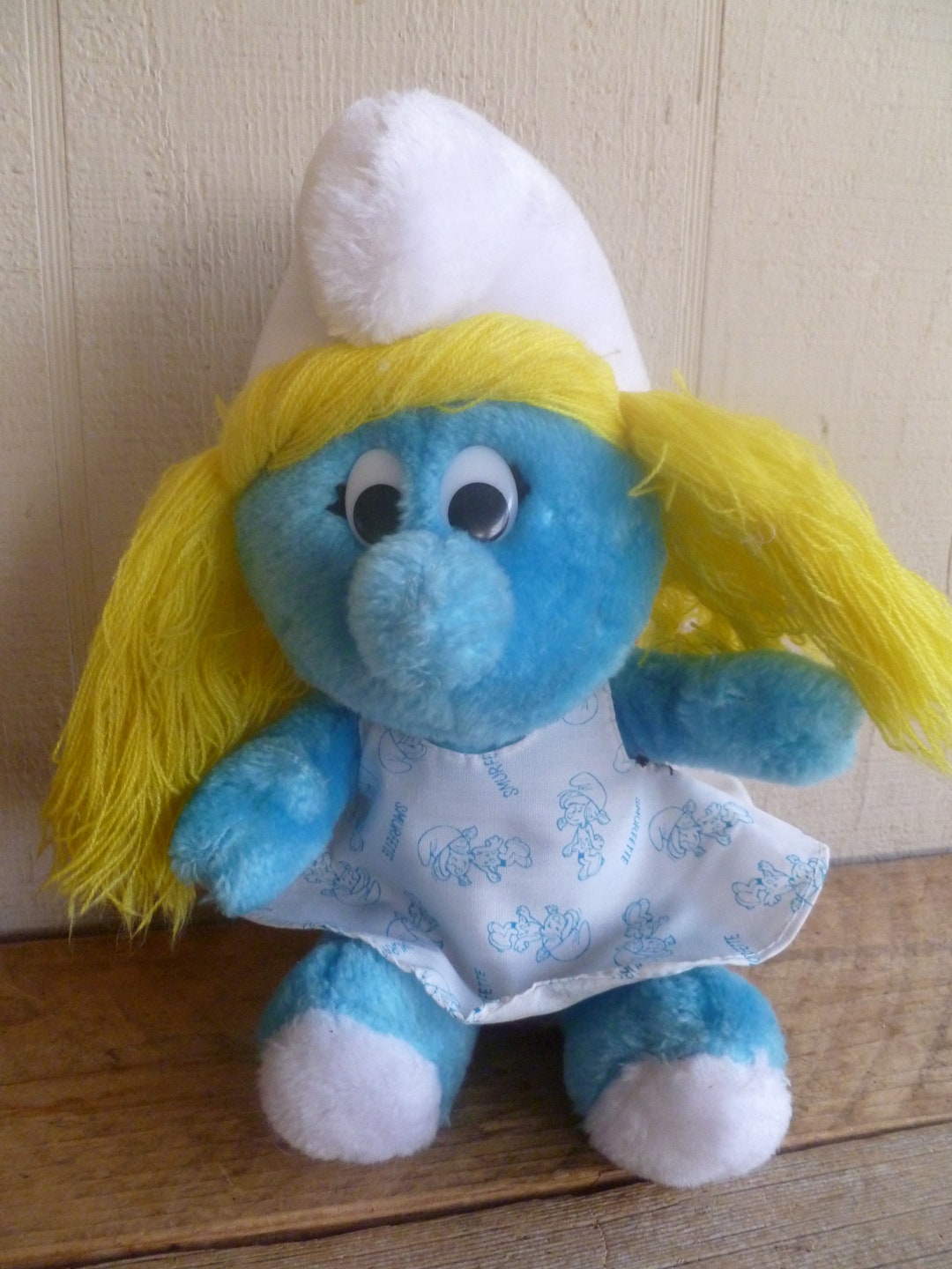 Plush Smurfette Doll Peyo 1981 - Etsy