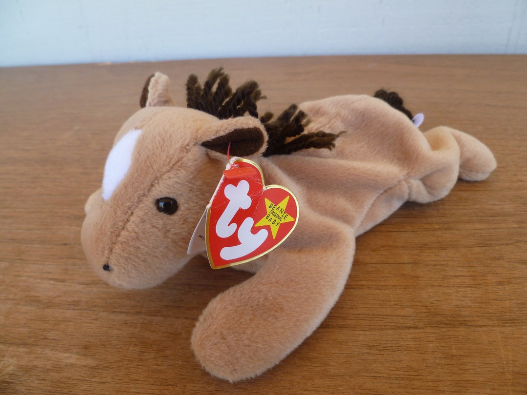 TY Beanie Baby Plush Horse derby W/ Tag 8 - Etsy