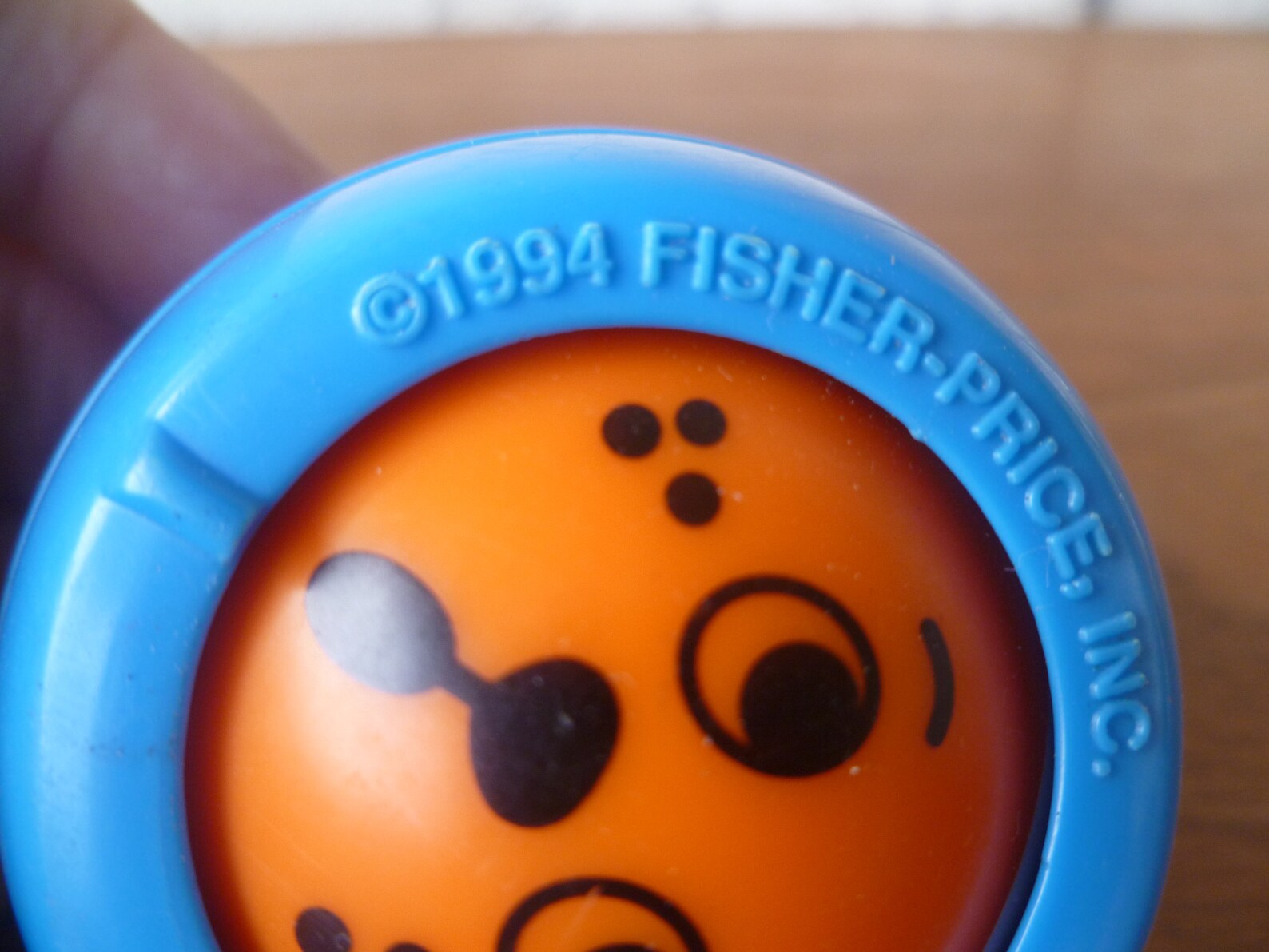 Vintage Fisher Price Blue Rolly Polly Ball 1994 - Etsy