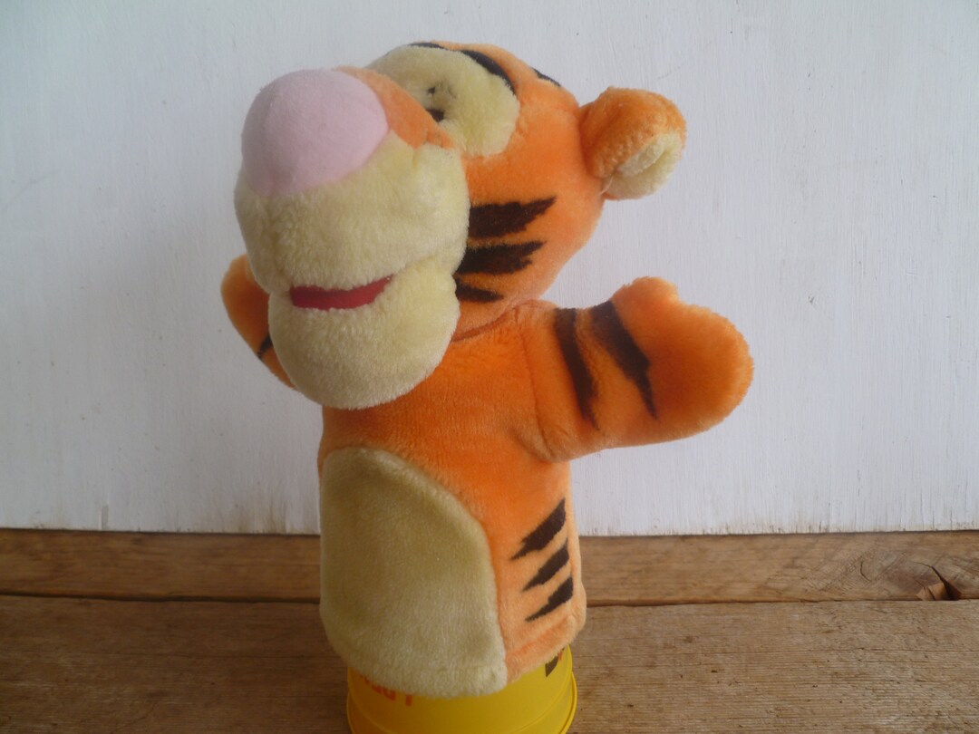 Disney Winnie the Pooh tigger Plush Hand Puppet 9 Tall - Etsy