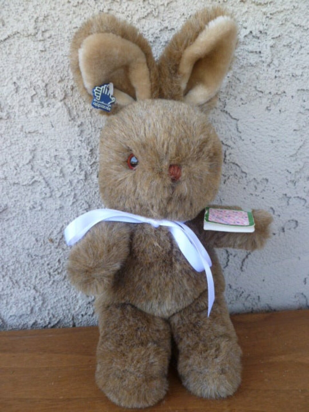 Applause Wallace Berrie Plush Bunny Rabbit W/ Tags 12 Tall 1985 Stuffed ...