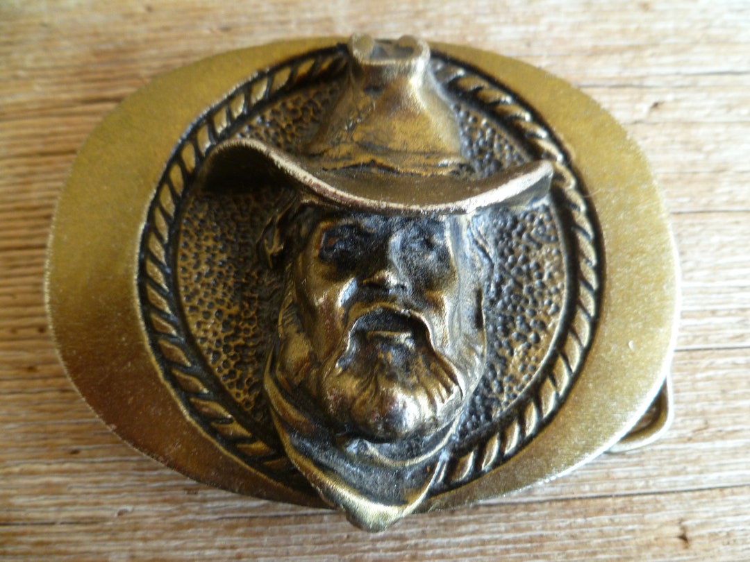 Legends Brass Belt Buckle stuart Kusher 3.25 Wide X 2.5 Tall 1980 - Etsy