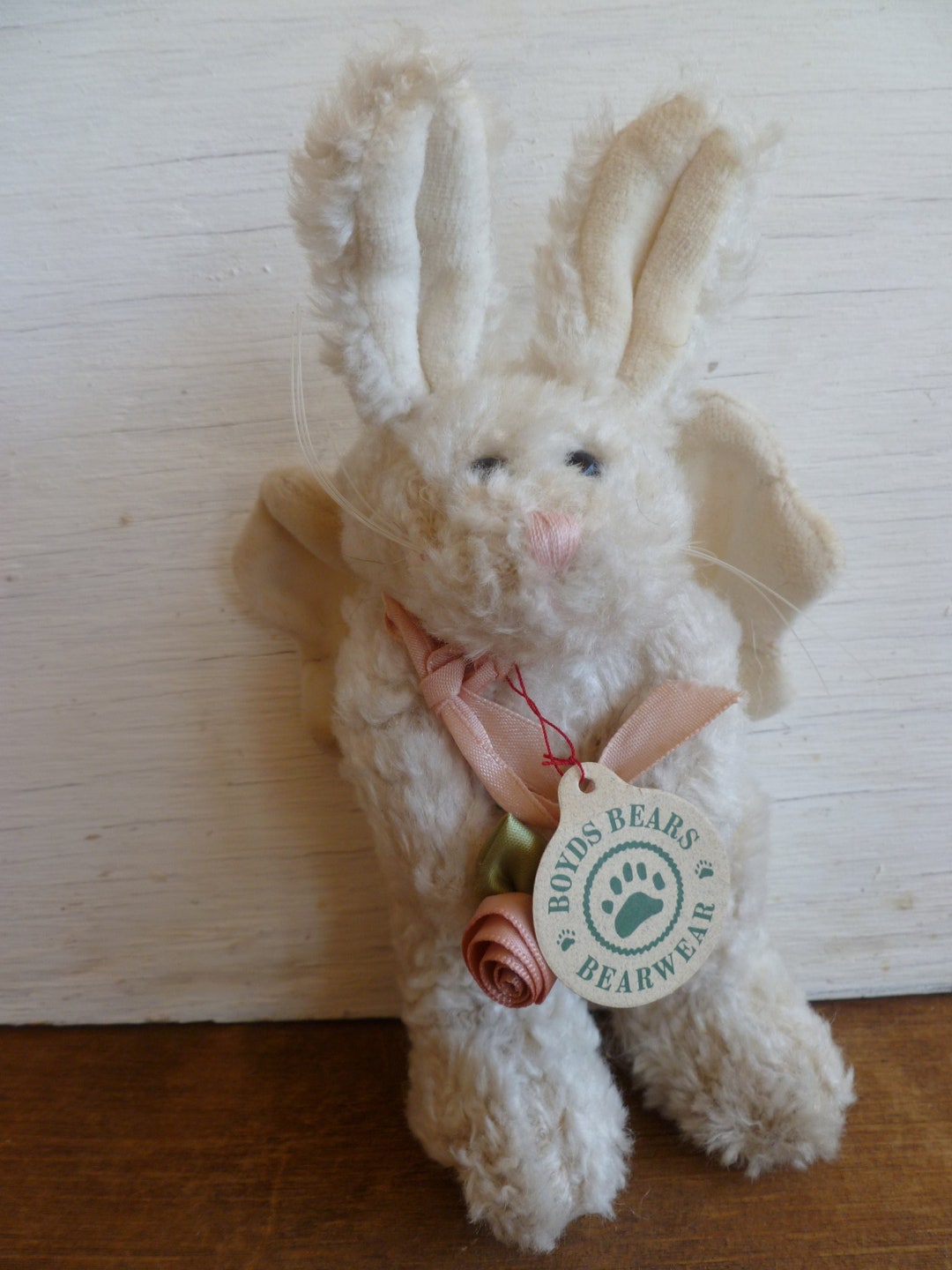 Boyds Bears Collection Plush Angel Rabbit Bunny W/ Tags 7 Tall 1995 ...