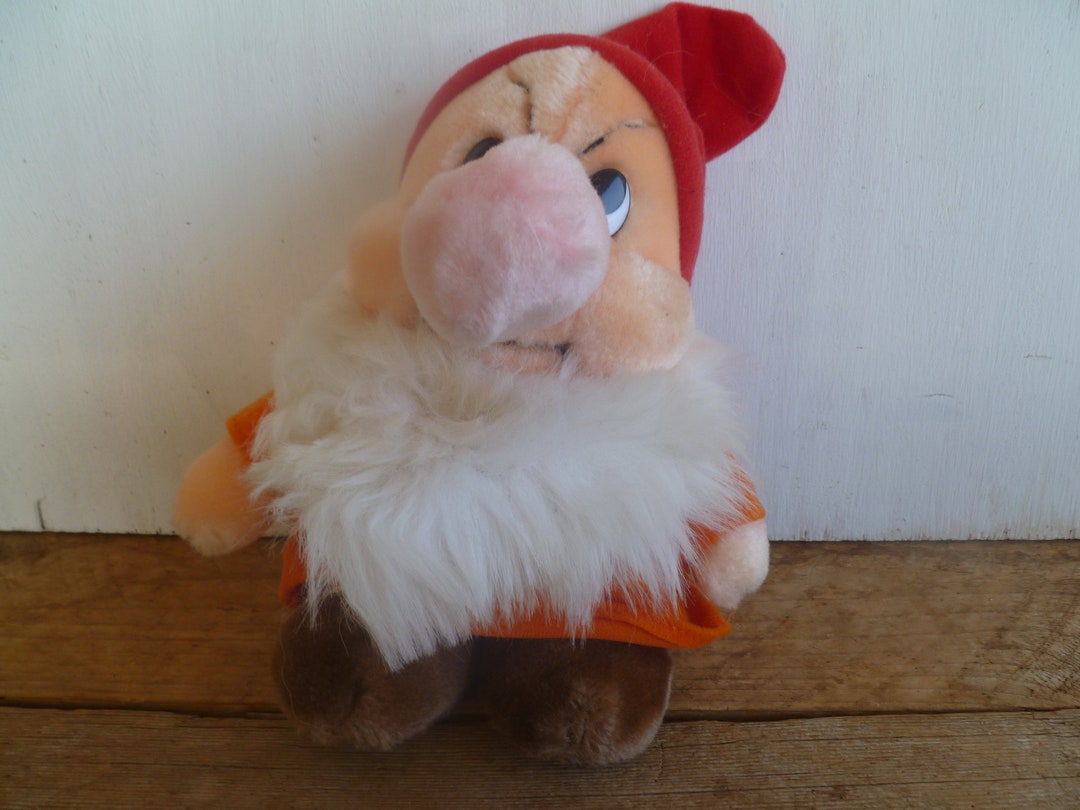 Disney Snow White Dwarf grumpy Plush W/ Tags 8 Tall - Etsy