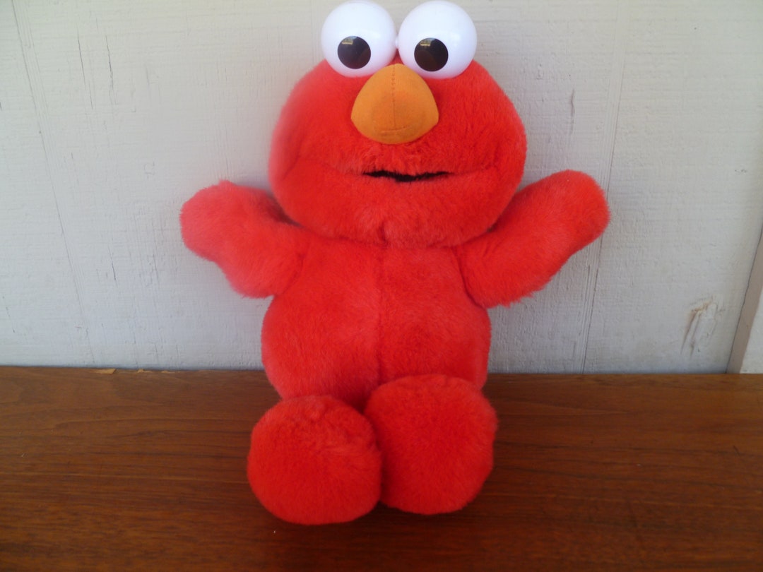 Sesame Street Talking Elmo Plush Doll 16 Tall 1997 Stuffed Toy Doll - Etsy