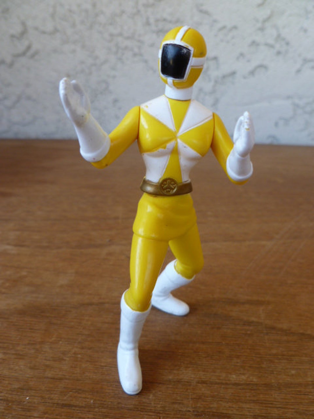 Power Ranger Small Yellow Figure Bandai Mcdonalds 4 Tall 2000 - Etsy