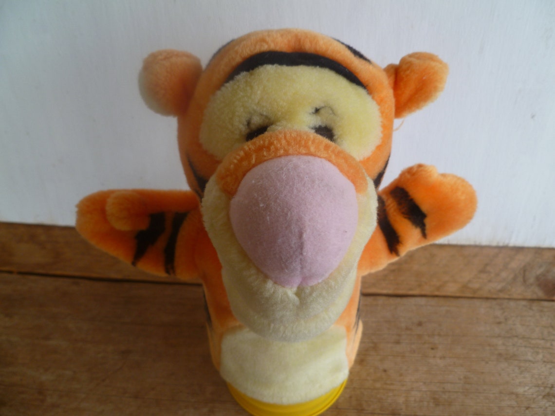 Disney Winnie The Pooh Tigger Plush Hand Puppet | Etsy