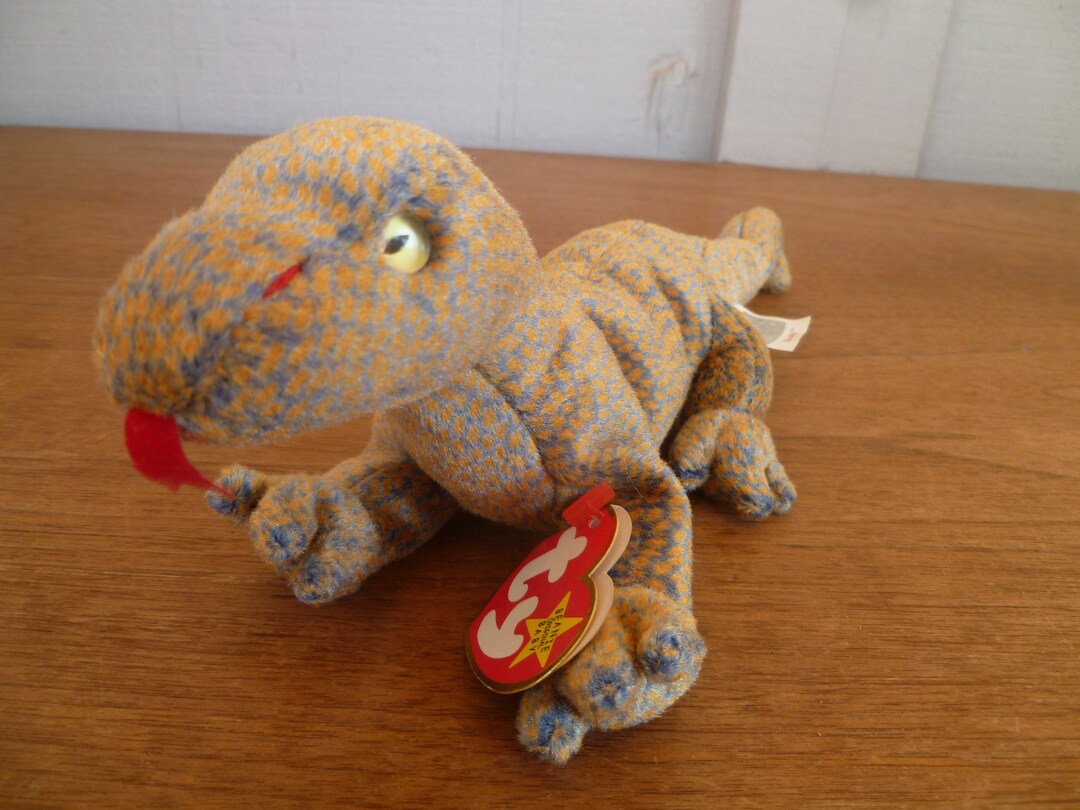Beanie Babies Collectable Plush Baby Lizard scaly W/ Tags 11 Long With ...