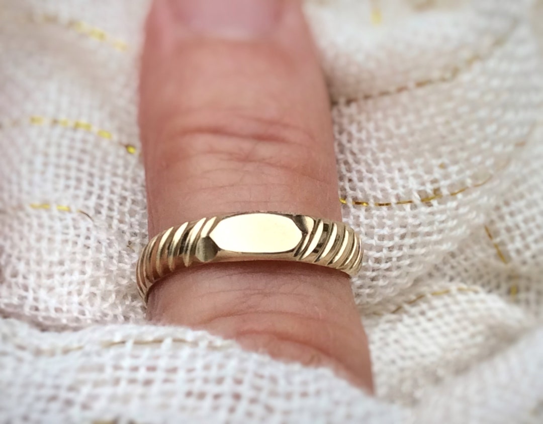 Simple Gold Ring, 14K Gold Filled, Gold Ring for Women, Wrap Around ...
