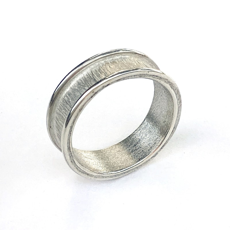 Shiny Silver Ring - Etsy
