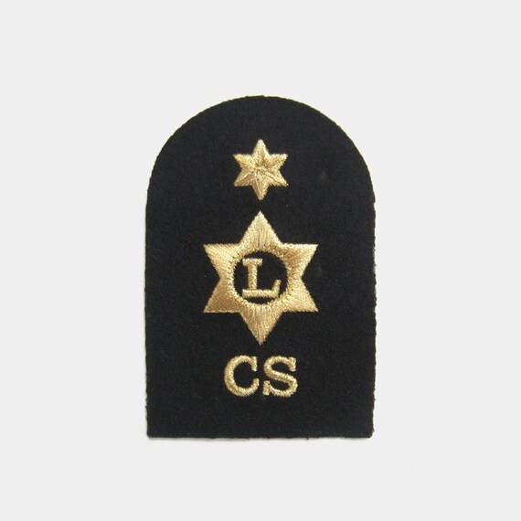 Vintage Army Epaulette Patch Shoulder Star Chief | Etsy