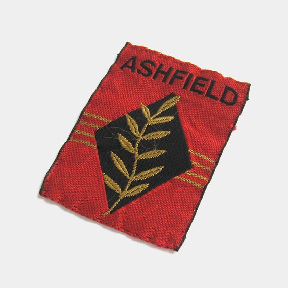 Vintage Ashfield Boy Scouts Fabric Patch - Nottingham… - Gem