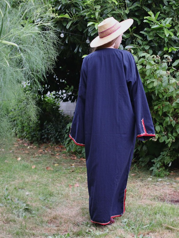 Vintage Middle Eastern Moroccan Style Caftan Maxi Dre… - Gem