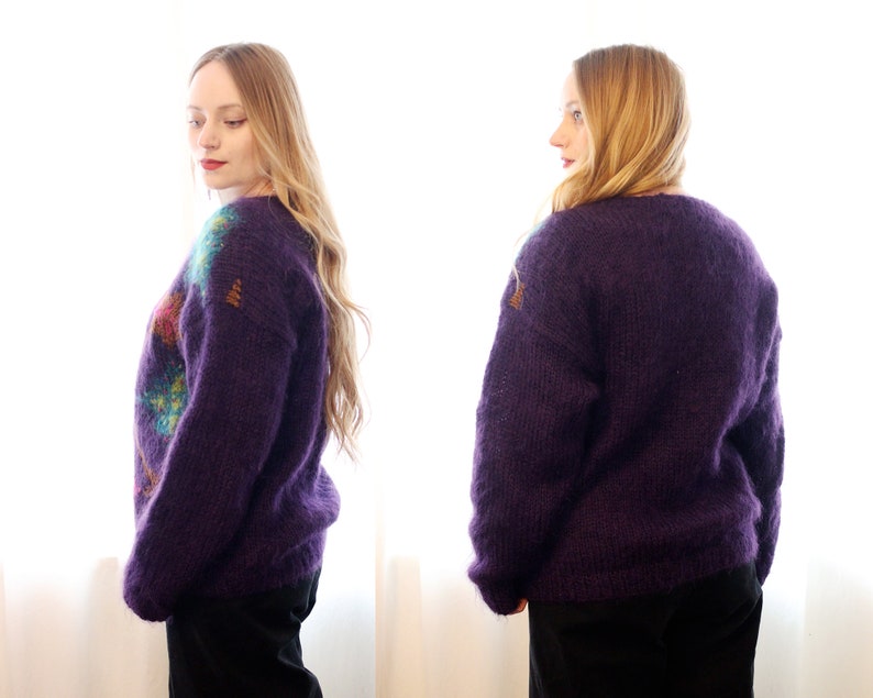 Vintage 1990s Mohair Wool Blend Studio Michelle Stuart - Etsy