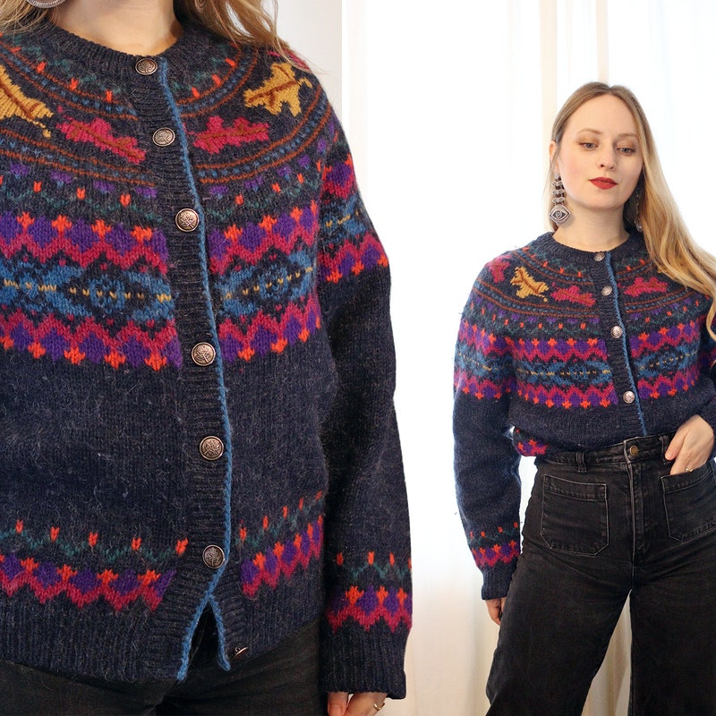 Fair Isle Buttons - Etsy