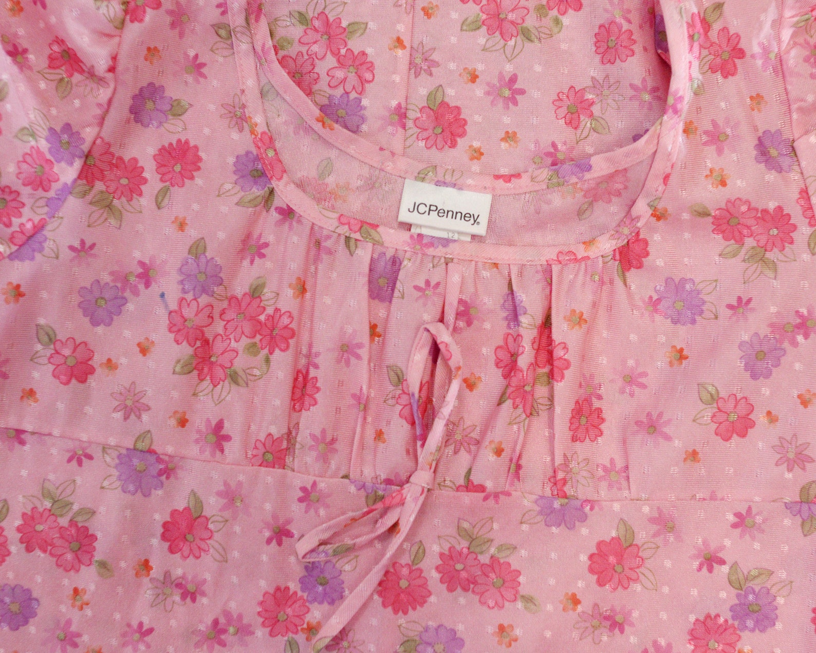 Vintage 1960s 1970s JP Penny Pink Flower Power Cap Sleeve Midi - Etsy