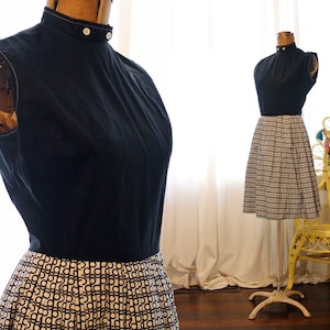 Vintage Early 1960s Bobbie Brookes Mod Teen Sleeveless Black - Etsy