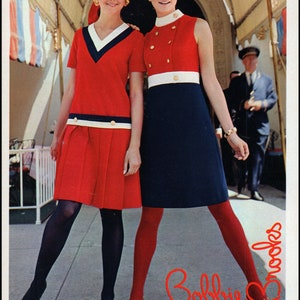 Vintage Early 1960s Bobbie Brookes Mod Teen Sleeveless Black - Etsy